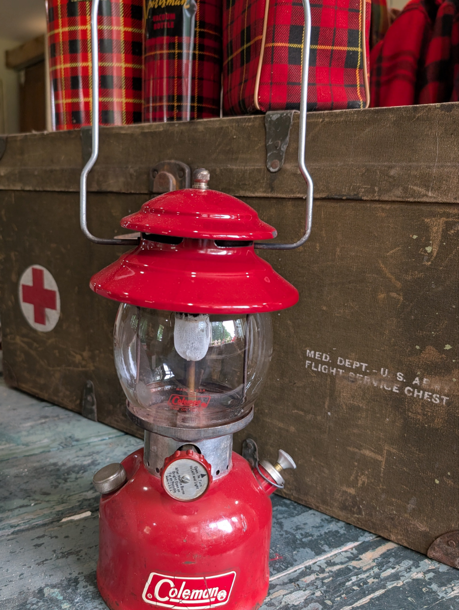 Vintage Coleman Red lantern – Fabric Scout Studio